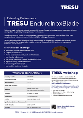 TRESU EndureInoxBlade